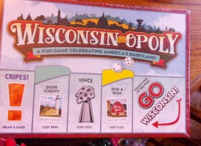WISCONSIN OPOLY - Late for the Sky Monopoly Game Collectors Edition ...