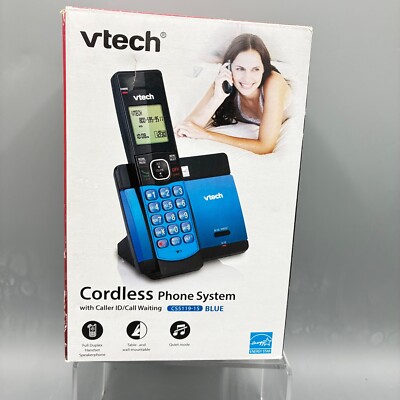 Vtech CS5119-15 Cordless Phone System Blue- NWB | eBay