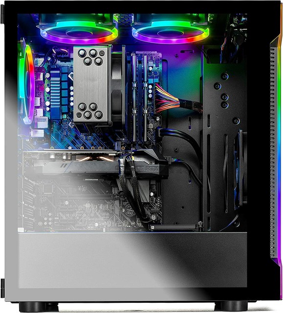 SkyTech Shadow 3.0 (1TB SSD, AMD Ryzen 5, 4.20 GHz, 16GB) Gaming Tower ...