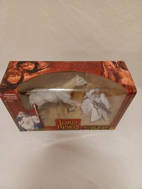 Lord of The Rings Deluxe Rider Gandalf & Shadowfax Action Figure Toy ...