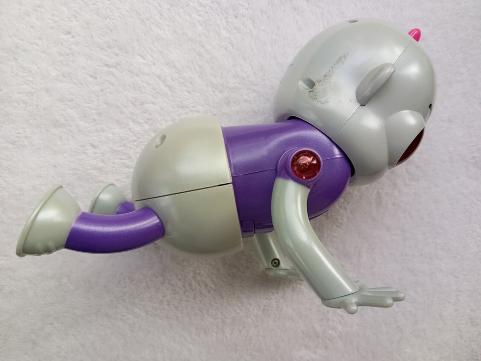 2001 Hasbro Tiger Sega Toys Robo Baby Interactive Purple Diaper Bib ...