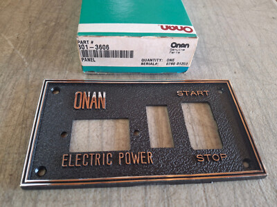 ONAN 301-360 Generator Remote Control Panel Only 300-0986 Deluxe Remote ...