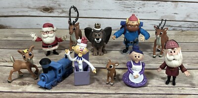 Rudolph The Red Nosed Reindeer And Island Of Misfit Toys Lot Of 11 ...