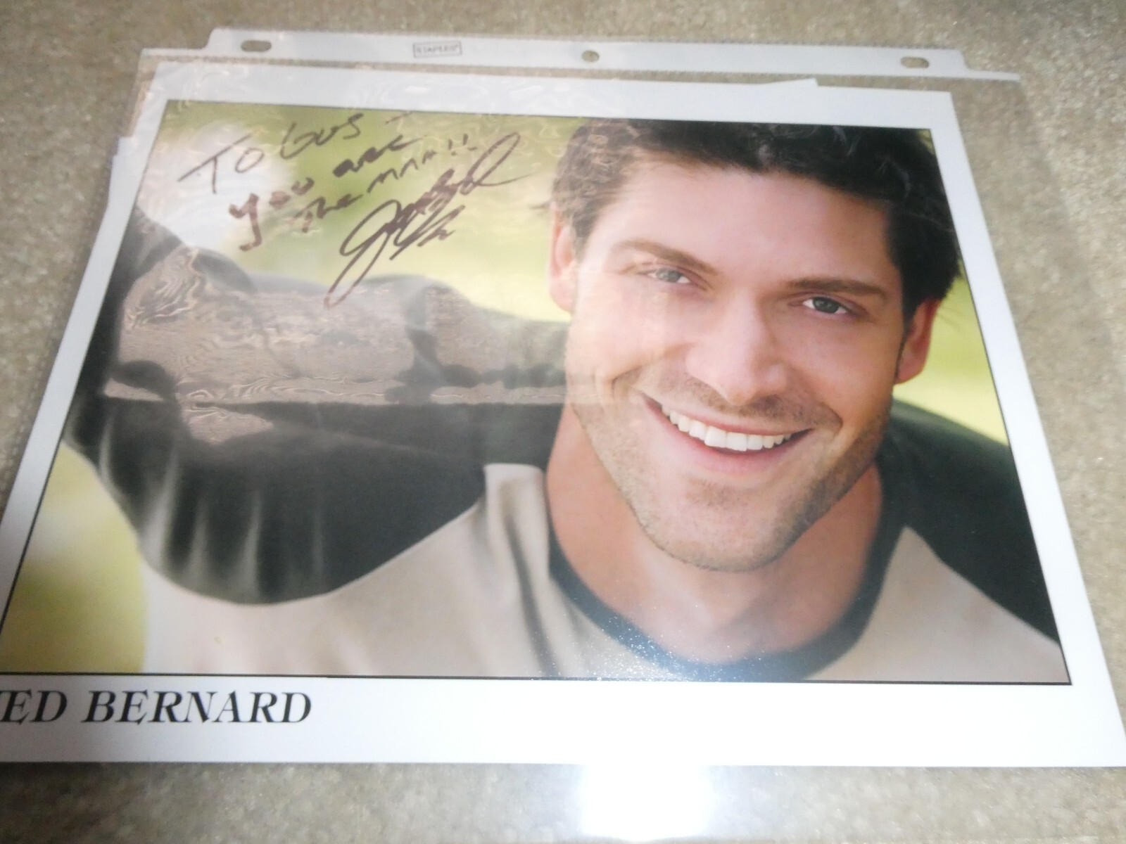 Movie TV Actor Jed Bernard Autograph Signed 8x10 Photo Photograph with ...