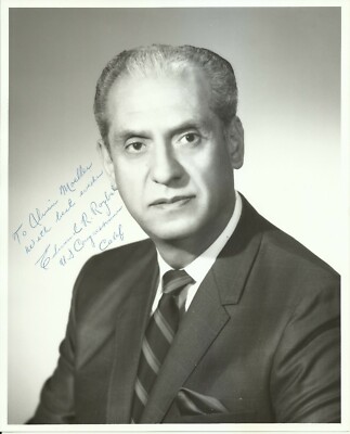 Edward R. Roybal - U.S. Representative Original Autograph 8x10 Signed ...