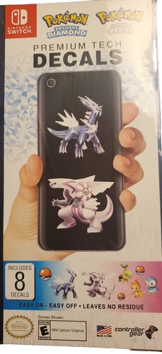 Pokémon Premium Tech Decals Nintendo Switch Dialga Palkia Turtwig ...