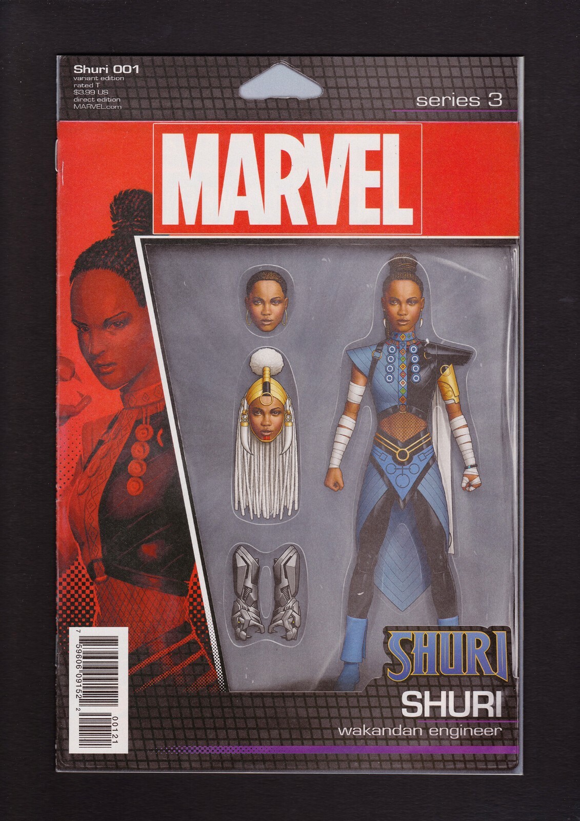 Shuri #1 NM+ 2018 Marvel JTC Christopher Action Figure Variant Black ...