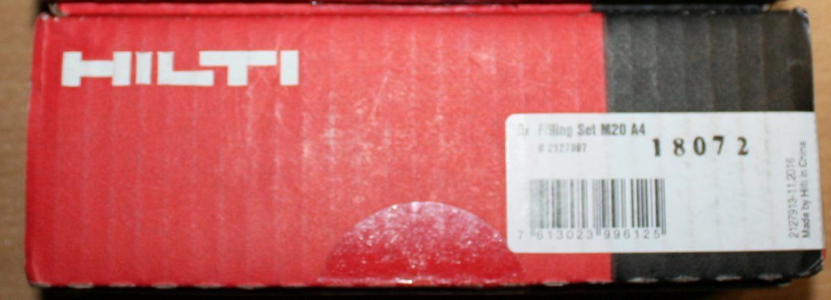Hilti Dynamikset Filling Set M20 A4 2127897 | eBay