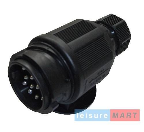 13 Pin Euro Trailer Plug Suitable for Caravan Catering Snax Etc Maypole ...