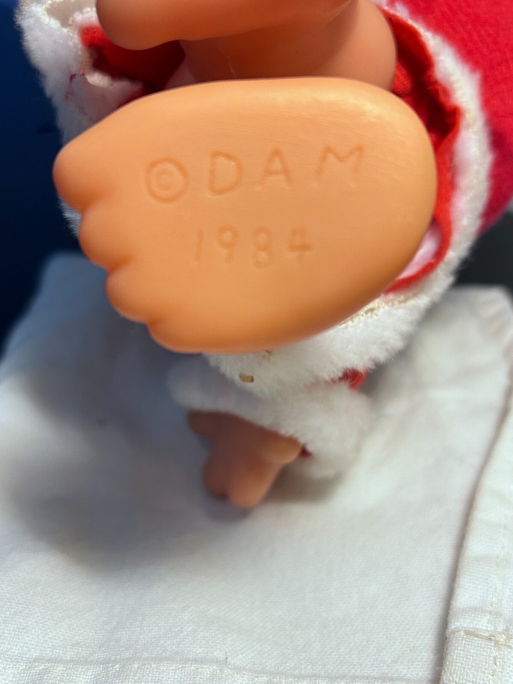 Vintage DAM Santa Claus Troll Doll Blue Hair | eBay