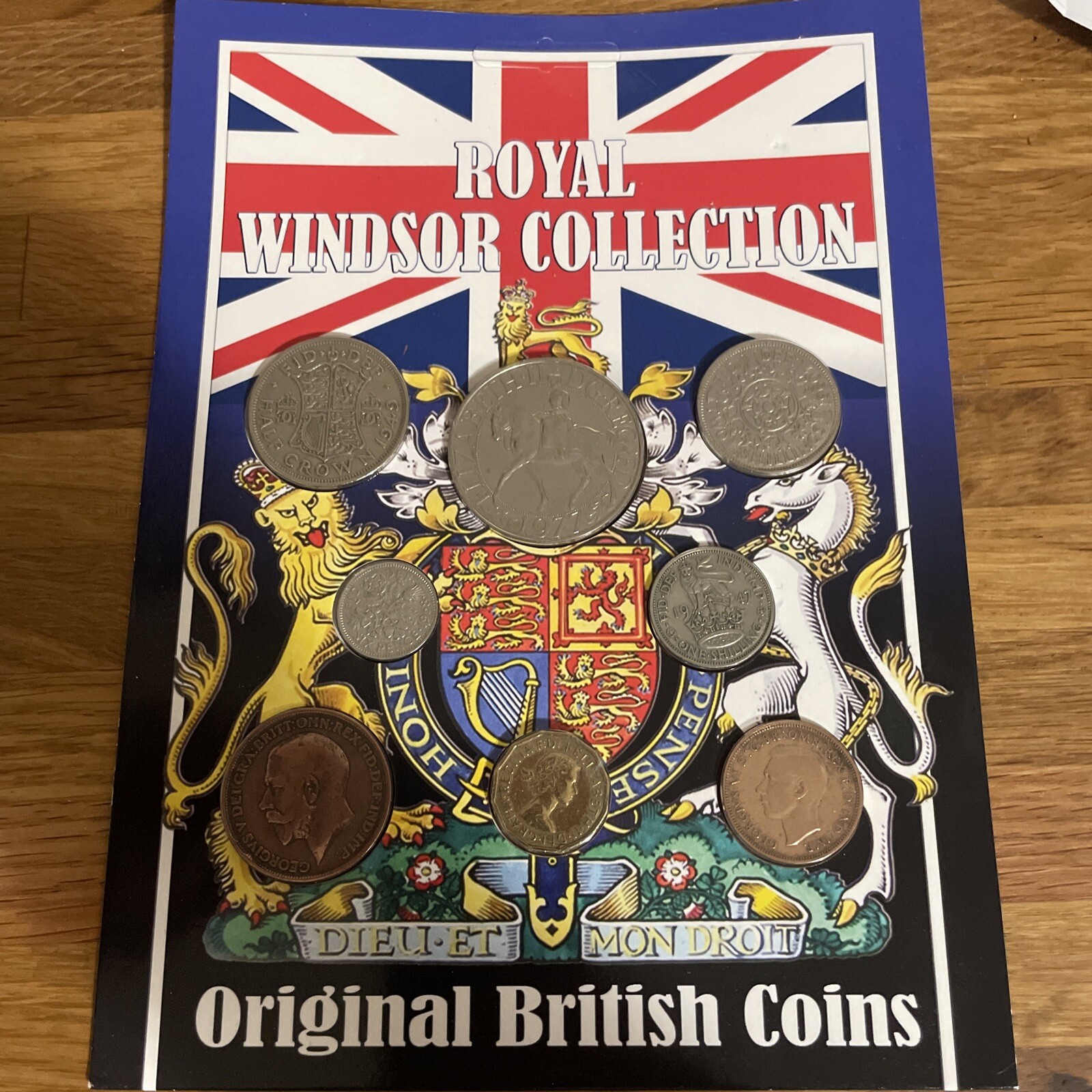 Royal Windsor collection - Original British coins Crown Shilling King ...