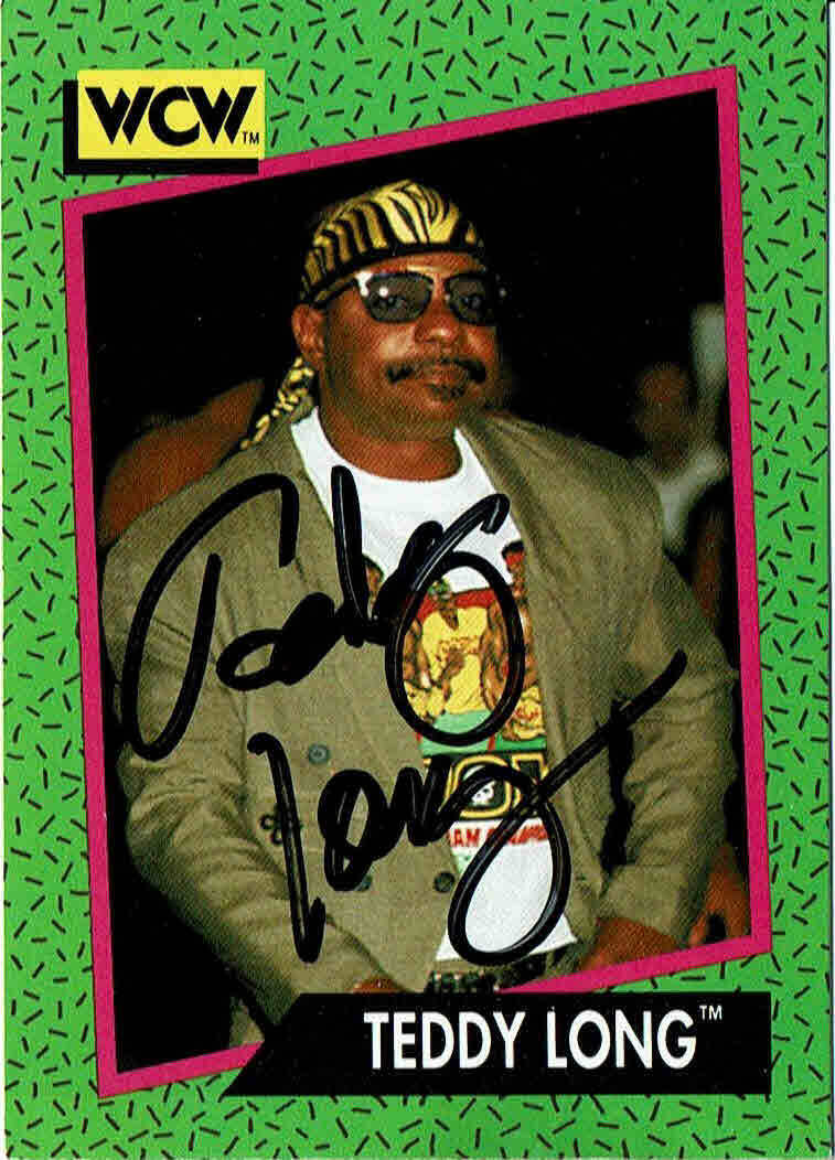 TEDDY LONG - Wrestling Manager - Autograph Trading Card | eBay