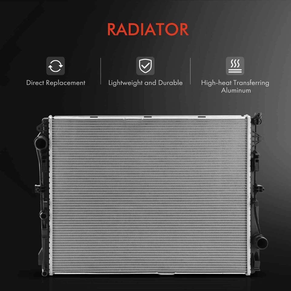 Aluminum Radiator for Benz E300 2017-2019 E400 E450 GLC300 S450 S550 ...