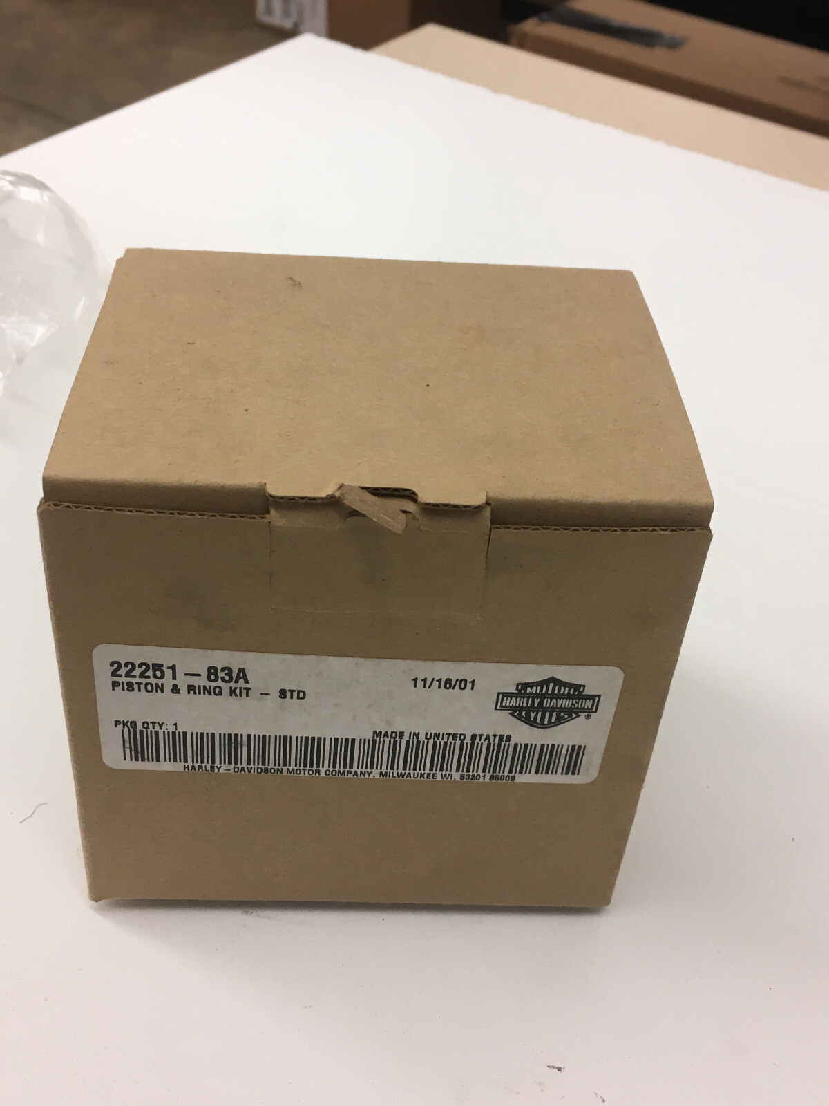 NOS OEM Genuine Harley Davidson Piston Pin Ring Set P/N 22251-83A NEW ...