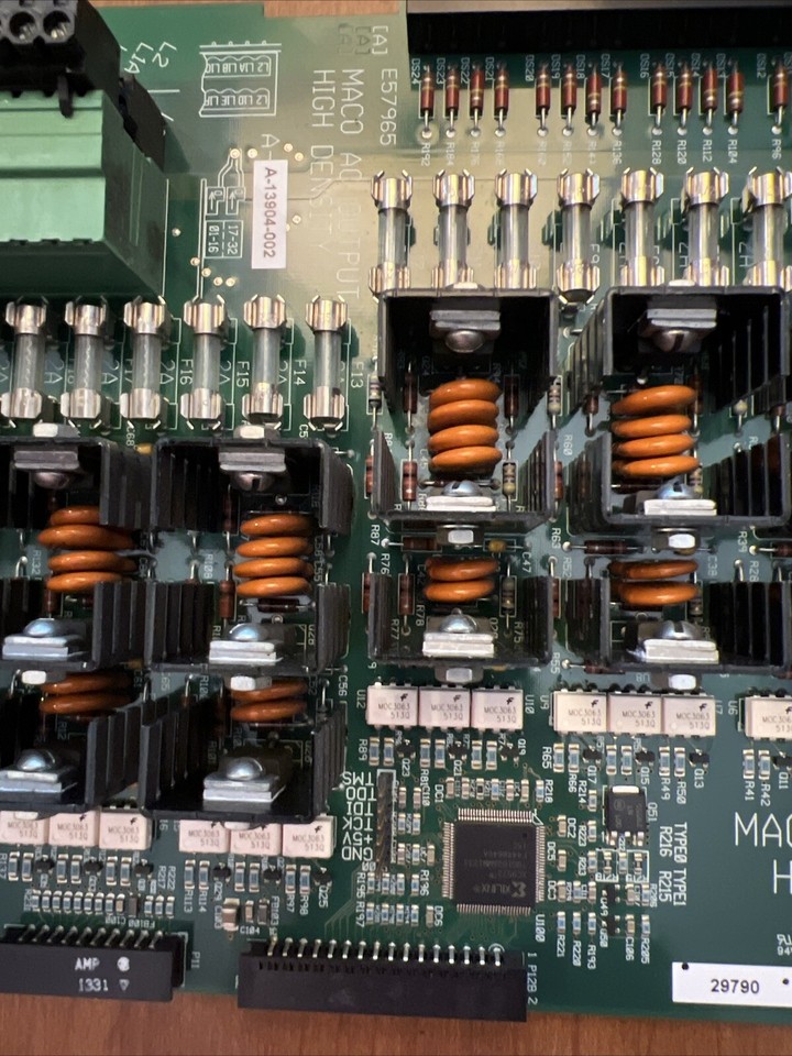 🔥Barber Colman A-13904-002 MACO AC OUTPUT HIGH DENSITY Circuit Board ...