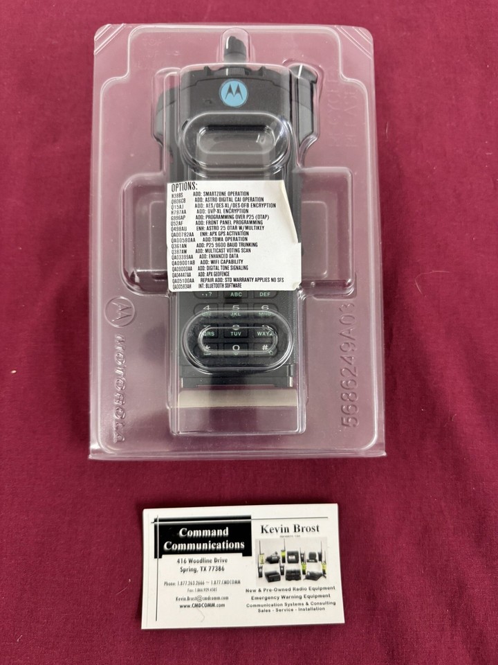 NEW MOTOROLA APX8000 3.5 VHF-UHF-7/800Mhz P25 HH RADIO TDMA GPS AES LLA SmartCon | eBay