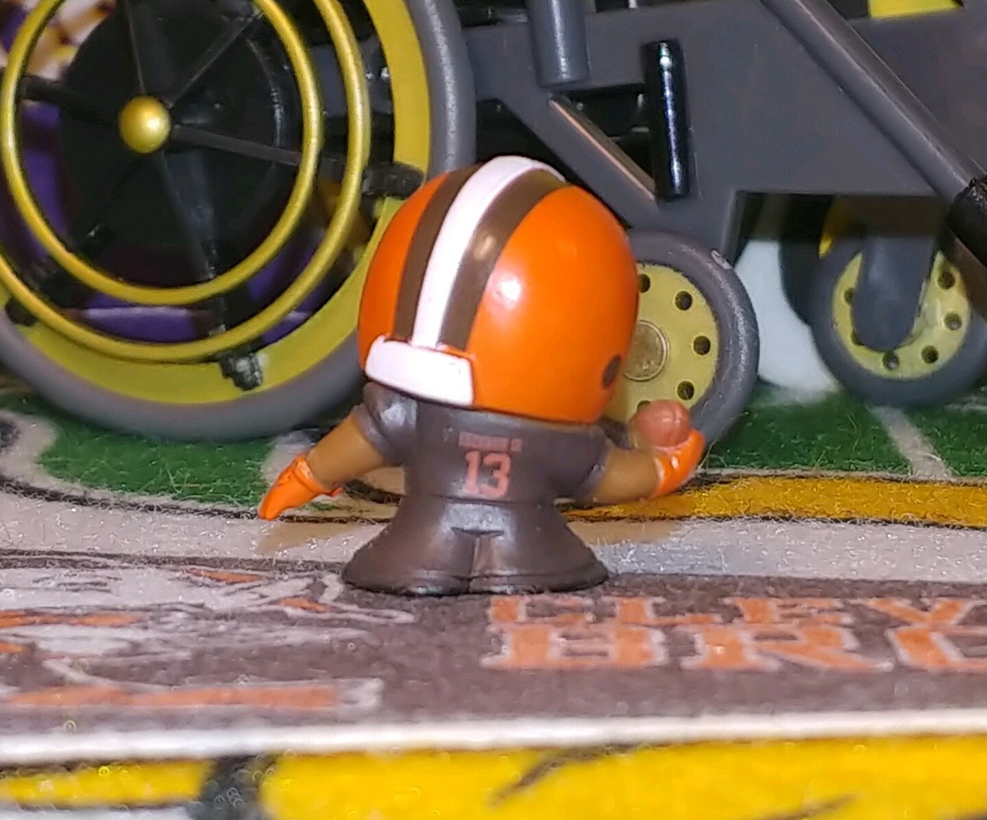 2019 NFL Series 8 Teenymates Cleveland Browns WR Odell Beckham Jr color ...