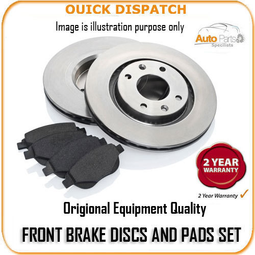10960 FRONT BRAKE DISCS AND PADS FOR NISSAN CHERRY 1.5 TURBO 1983-1985 ...
