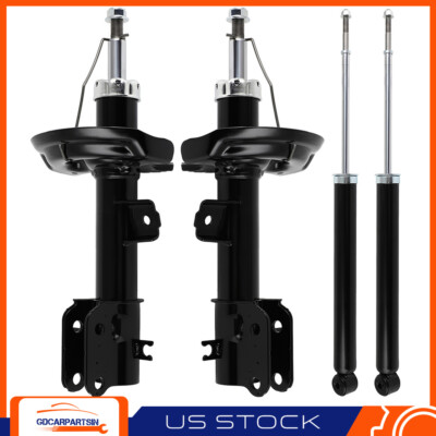 4PCS Front Rear Shock Struts Absorbers For 2013-2015 Chevrolet Spark LS ...