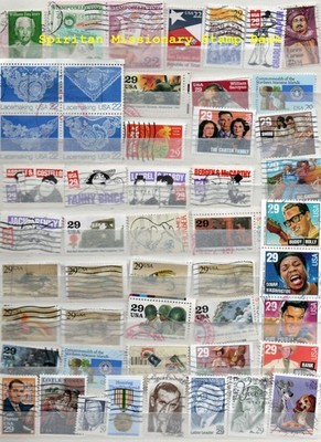 US Stamps: 46 Assorted 29¢ Cancelled Postage (11-853) | eBay