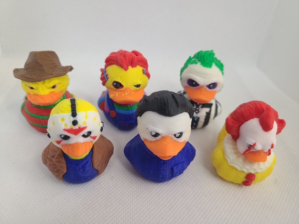 Jason Voorhees Mini Size Jeep Duck Plastic Highly Detailed Freddy ...