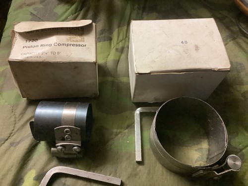 Pair small Engine Piston Ring Compressor 2 1/8-5” and other ? | eBay