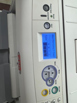 Used OKI PRO8432WT White toner printer with RIP Software and license ...