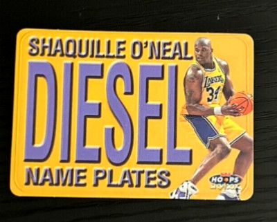 1999 Skybox Name Plates Card Shaquille O'Neal #10 of 10 Nrmt Range (HYR ...