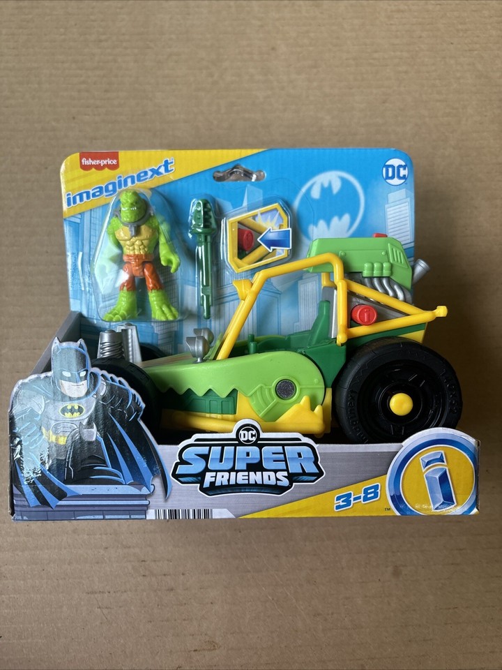 Fisher Price Imaginext DC Super Friends Killer Croc Buggy Crocodile ...