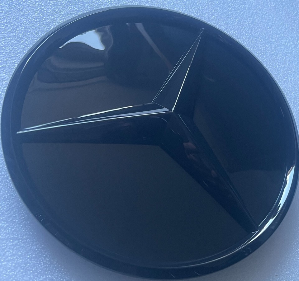 Mercedes-Benz 20.5 Convex Gloss Black Grill Star Emblem 15 to 2020 GLC ...