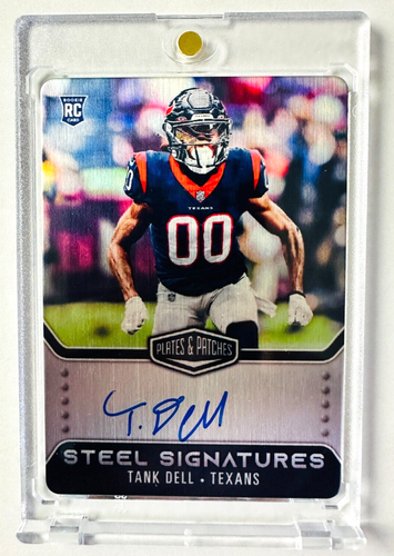 2023 Panini Plates & Patches Tank Dell AUTO RC Steel Signatures #/300 ...