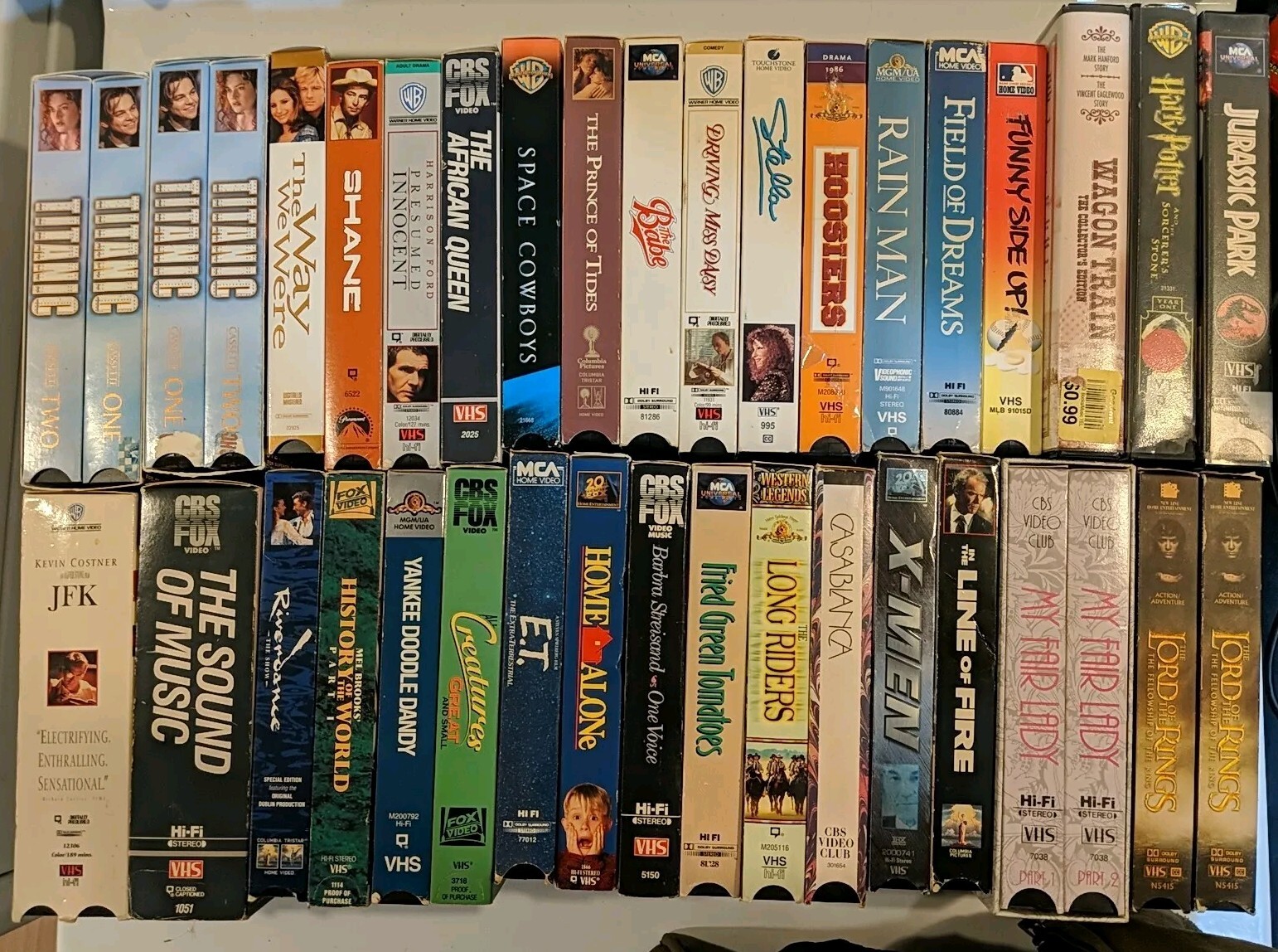 Huge 35 VHS Tapes Movies / TV Lot Action Comedy Drama Classics ...