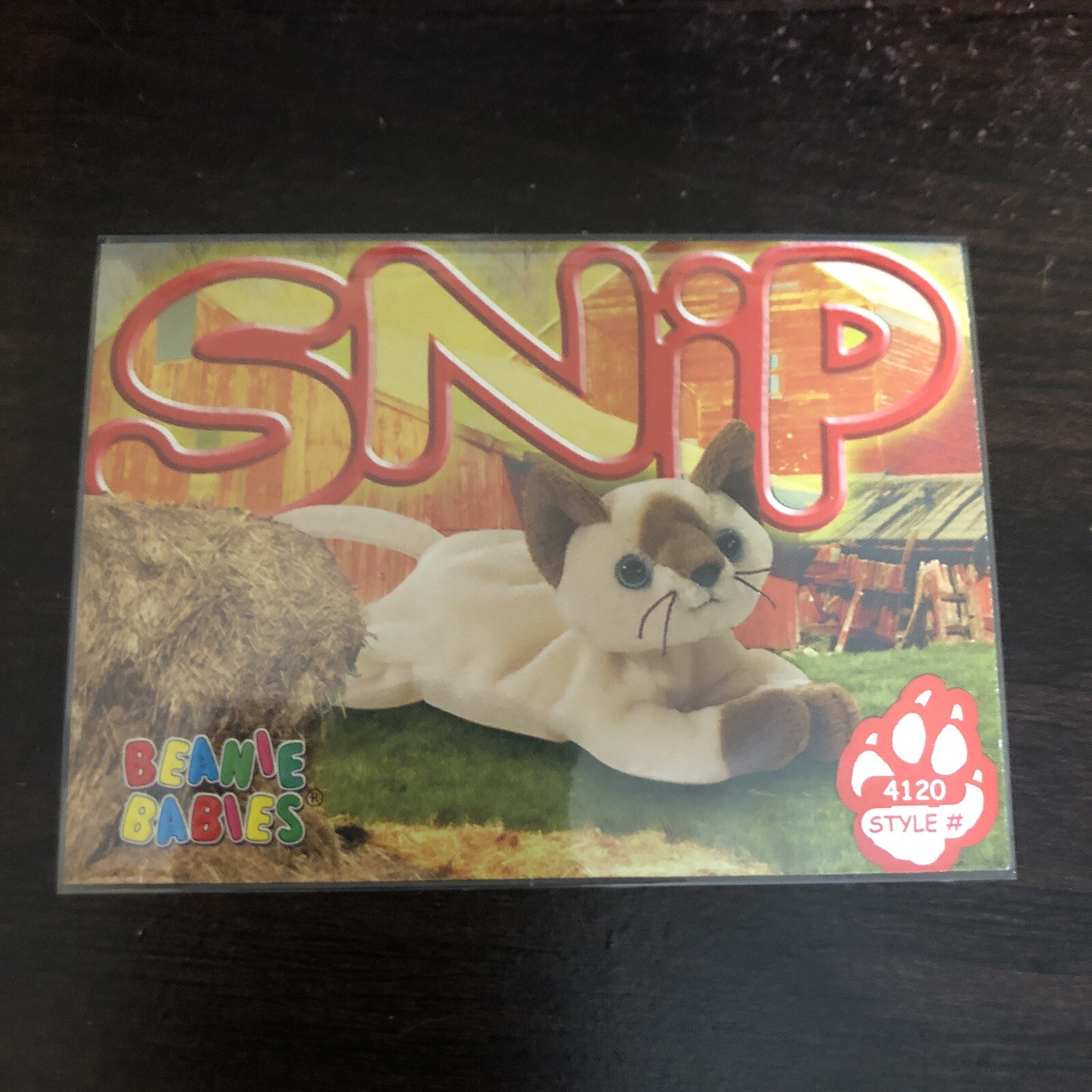 TY Beanie Babies BBOC Card Series 3 Common Snip The siamese Cat # 4120 | eBay