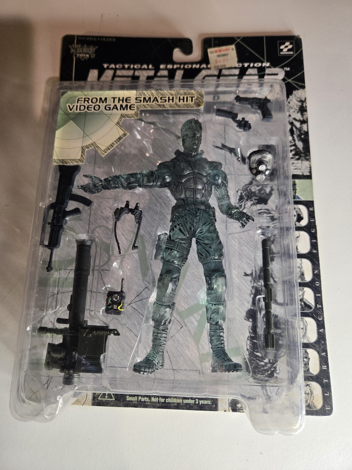 1999 McFarlane: Metal Gear Solid Snake Action Figure Stealth Suit ...
