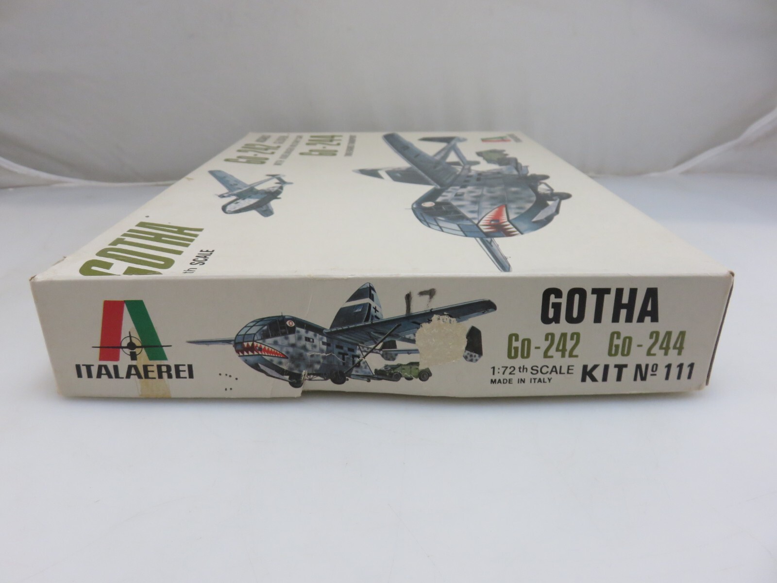 Italeri Italaerei Gotha Go-242/244 With Kubelwagen 1/72 Scale Model Kit ...