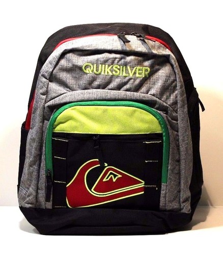 QuickSilver Backpack New School,Color Black/Grey/Yellow , Style ...