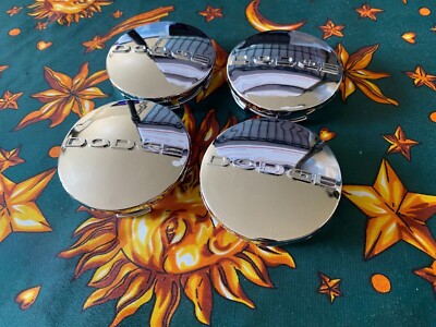 4 pieces Chrome 2.5" Wheel Center Caps for Dodge Charger Challenger ...
