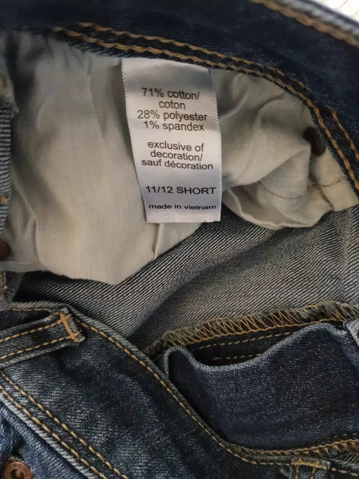 Maurices Sz 11/12 Short Bootcut Jeans; Dark Wash Stretch Denim (31Wx30L ...