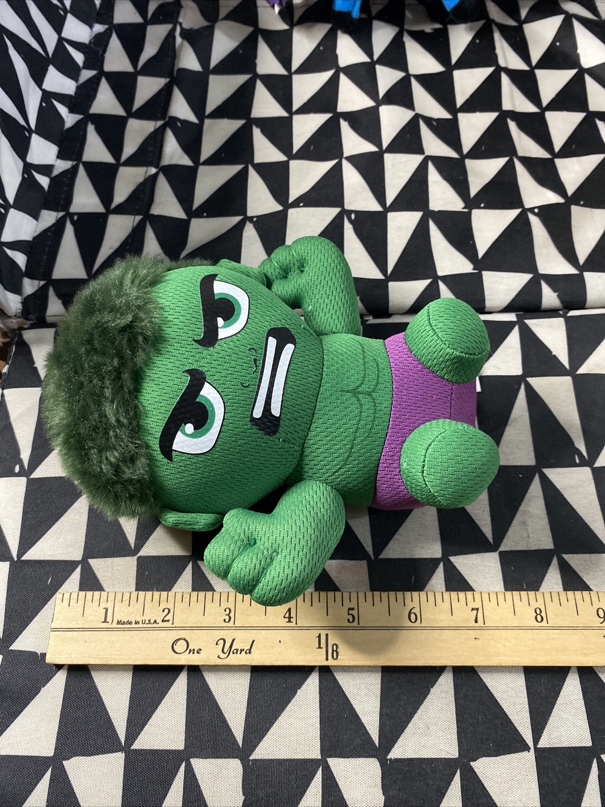 TY Hulk Beanie Baby Plush Stuffed Toy Marvel Green 2019 Incredible Hulk ...