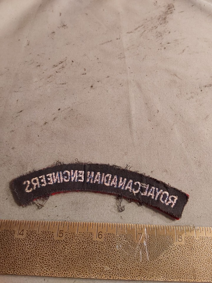 WWII Era Canadian Army Royal Canadian Engineers Tab Patch | eBay