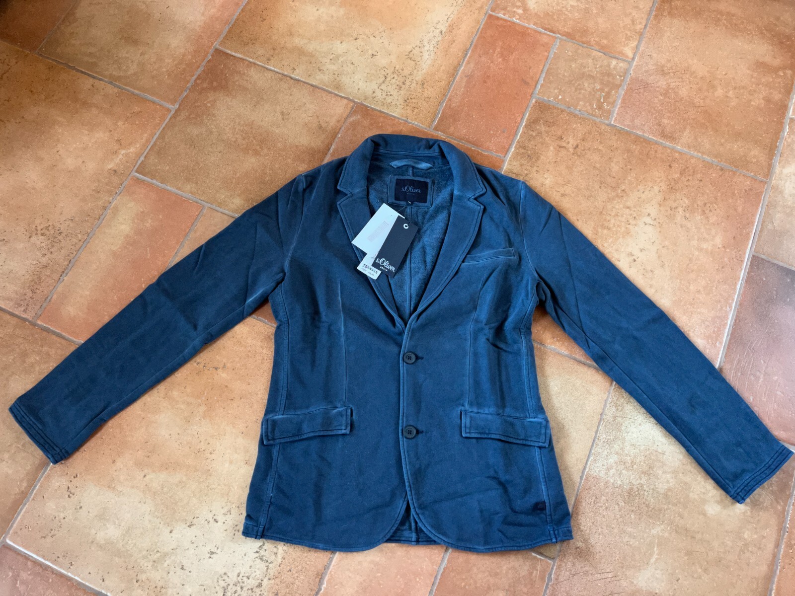 NEU mit Etikett Original s.Oliver Herren Sweat-Sakko Jacke Blazer Gr. M ...