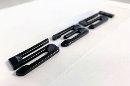 1 Pcs Gloss Black 535 535i Logo Emblem Car Trunk Letters Sticker Badge ...