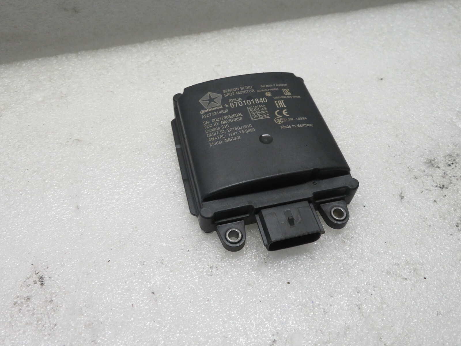 2014-2019 MASERATI GHIBLI SQ4 SIDE BLIND SPOT RADAR COMPUTER CONTROL ...