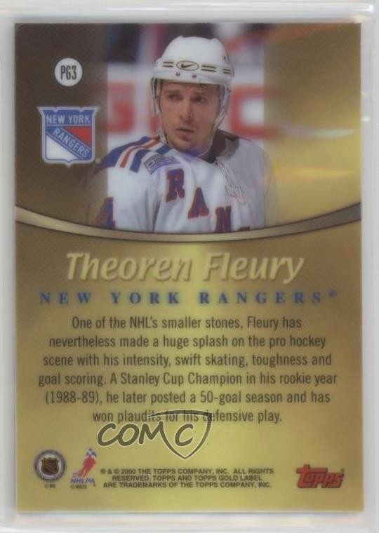 1999-00 Topps Gold Label Prime Gold Theoren Fleury #PG3 | eBay