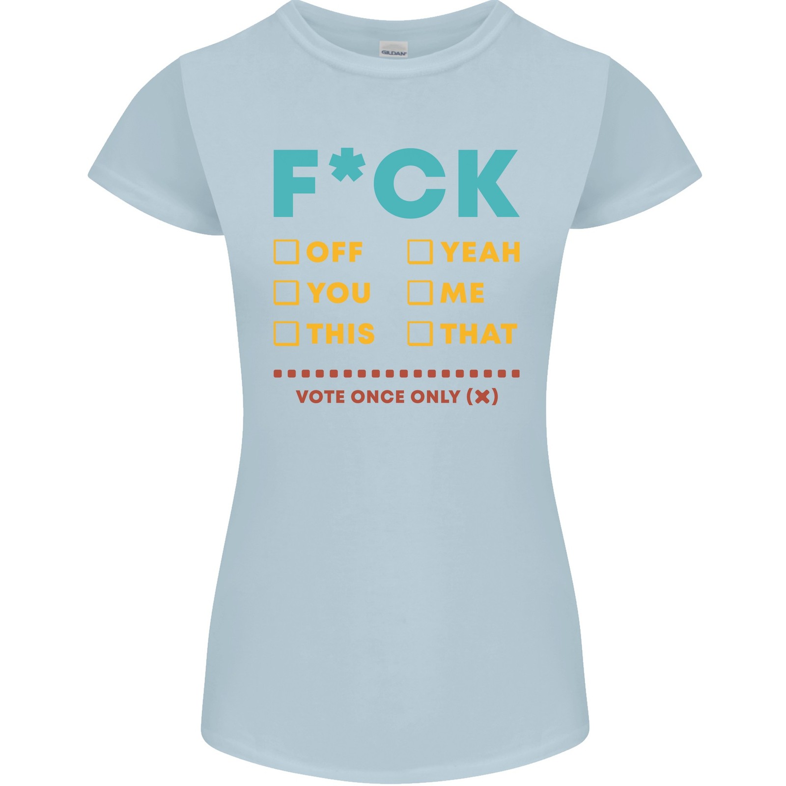 Fook About Yeah You Me The Funny Offensive Women's Petite Cut T-Shirt ...