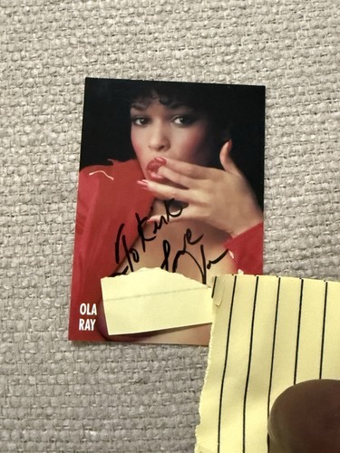 Ola Ray Playboy Auto Autograph Signed Personalized Thriller | eBay