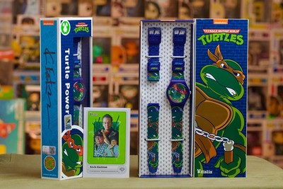 SDCC 2025 Disliz Teenage Mutant Ninja Turtles Watch Set COA and Card ...
