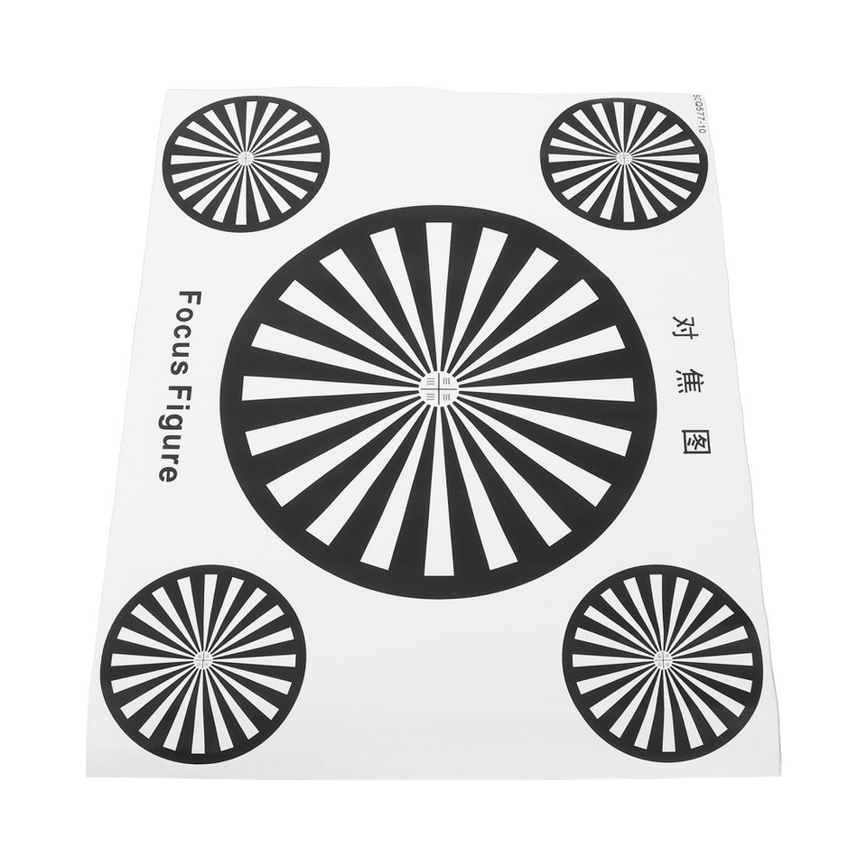Large Focus Test Chart: Camera Alignment Chart - Focus Calibration ...