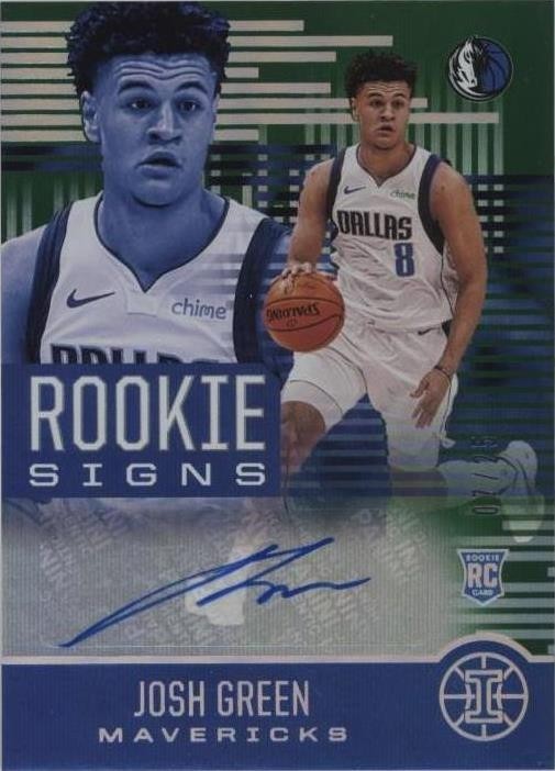 2020-21 Panini Illusions - Rookie Signs Josh Green #RS-JGR Emerald /25 ...