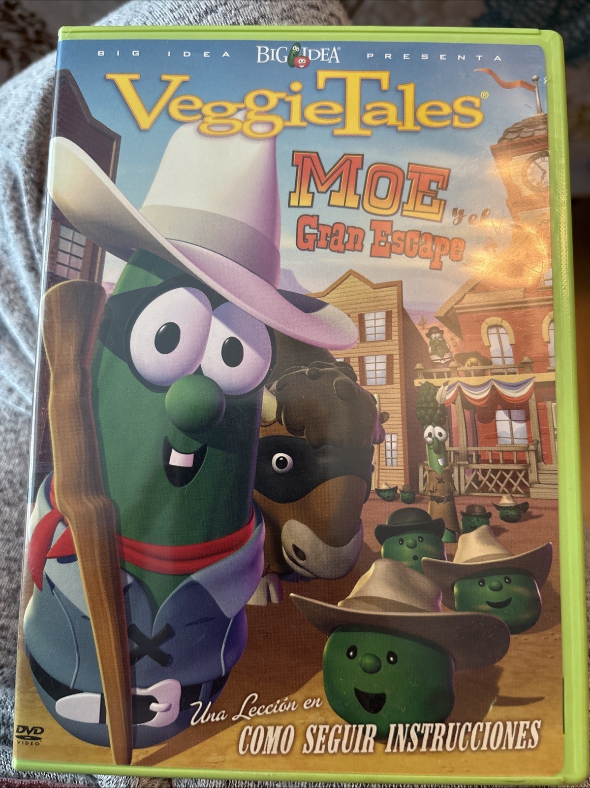 Spanish Version: VeggieTales Moe y el Gran Escape DVD Movie | eBay